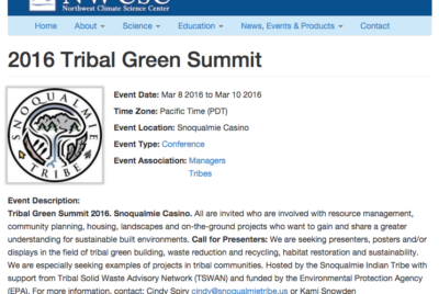 Tribal Green Summit 2016 | 7 Directions Architects