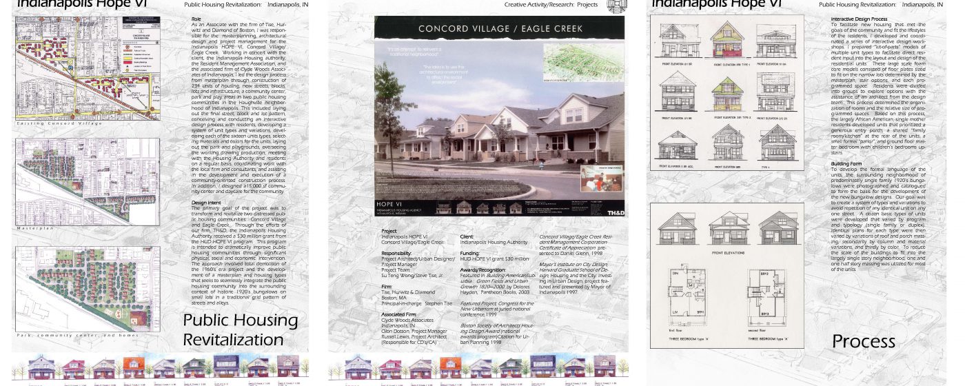 Indianapolis HOPE VI, Concord Village/Eagle Creek | 7 Directions Architects